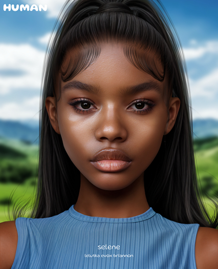 Second Life Marketplace - human+ selene skin chocolate - lel evox